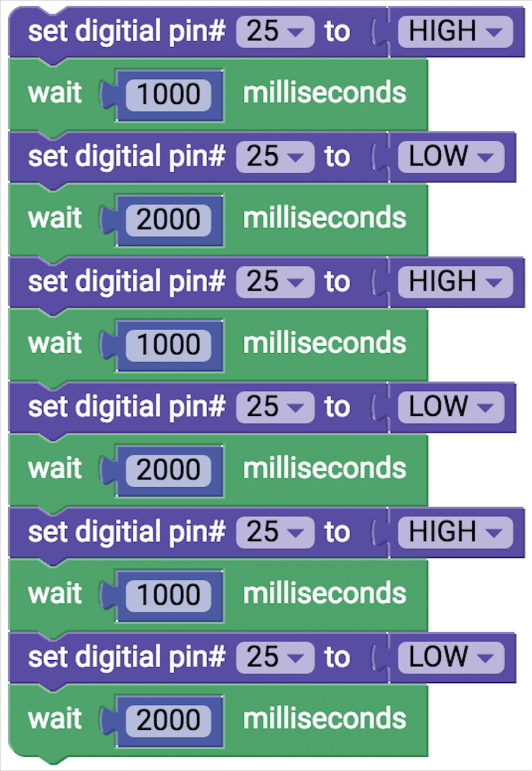 Introduction To Ardublockly Using Medusa Blinking An Led Learn With 1418