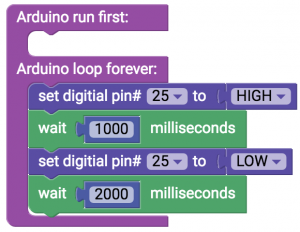 Introduction to Ardublockly using Medusa – Blinking an LED | Learn with Edwin Robotics